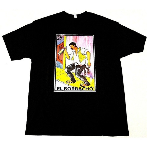 Julia A | Shirts | El Borracho Loteria Mexican Card Game Retro Funny ...